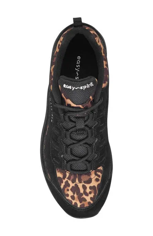 Easy Spirit Romy Lace-up Sneaker - Black