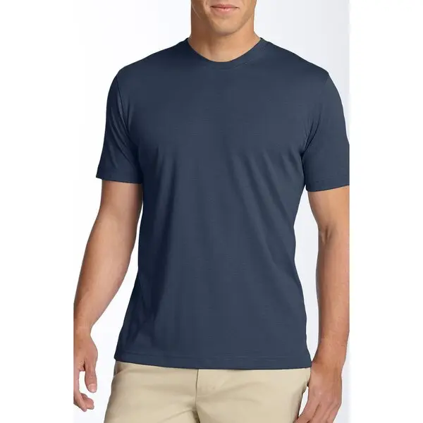 Robert Barakett Georgia Pima Cotton T-shirt - Heron Blue