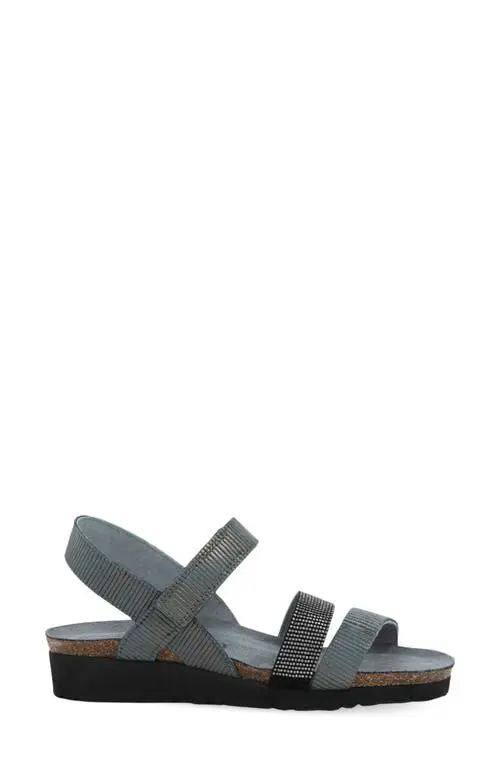Naot Krista Sandal - Graphite Stripe/black