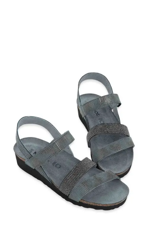 Naot Krista Sandal - Graphite Stripe/black