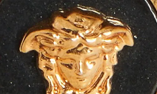 Versace Medusa Ring - Black-tribute Gold