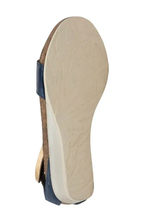 Naot Pixie Sandal - Polar/midnight/brass