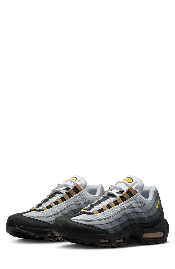 Nike Air Max 95 Sneakers - White/ Yellow Strike/ Grey