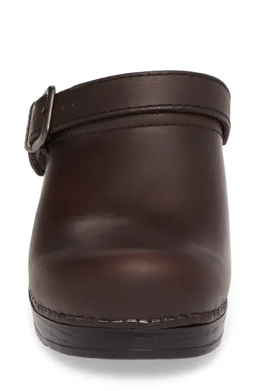 Dansko Ingrid Clog - Antique Brown Leather