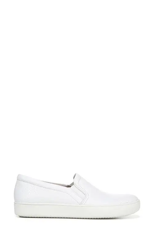 Naturalizer Marianne Slip-on Sneakers - White Perforated Leather