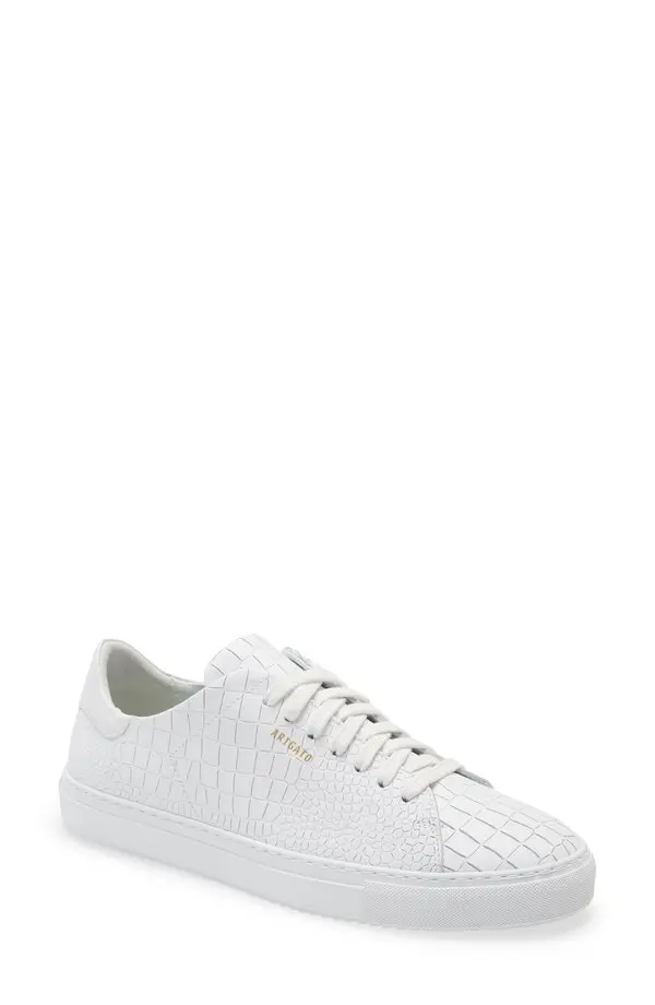 Axel Arigato Clean 90 Sneaker - White Embossed Leather
