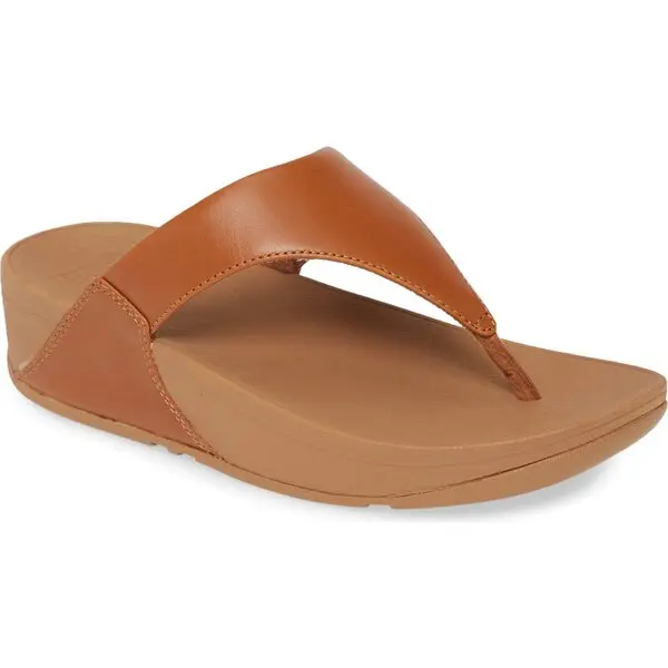 Fitflop Lulu Flip-flop - Light Tan Leather