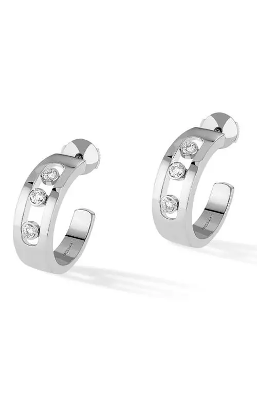 Messika Move Diamond Hoop Earrings