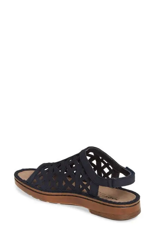 Naot Amadora Slingback Sandal - Navy Velvet