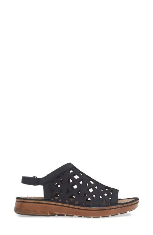 Naot Amadora Slingback Sandal - Navy Velvet