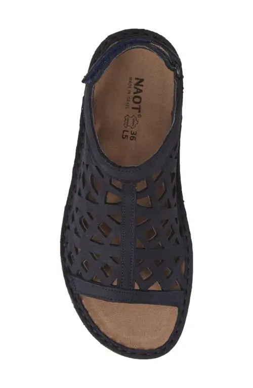 Naot Amadora Slingback Sandal - Navy Velvet