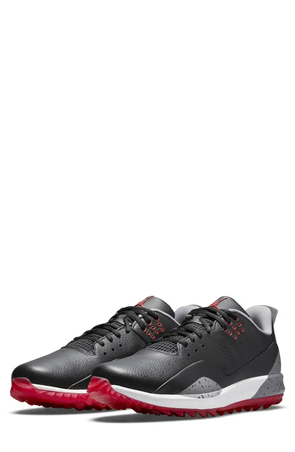Nike Jordan Adg 3 Golf Shoe - Black/ Red/ Grey | Editorialist display picture 3