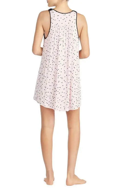 Kate Spade New York Jersey Chemise - Scattered Dot Pink