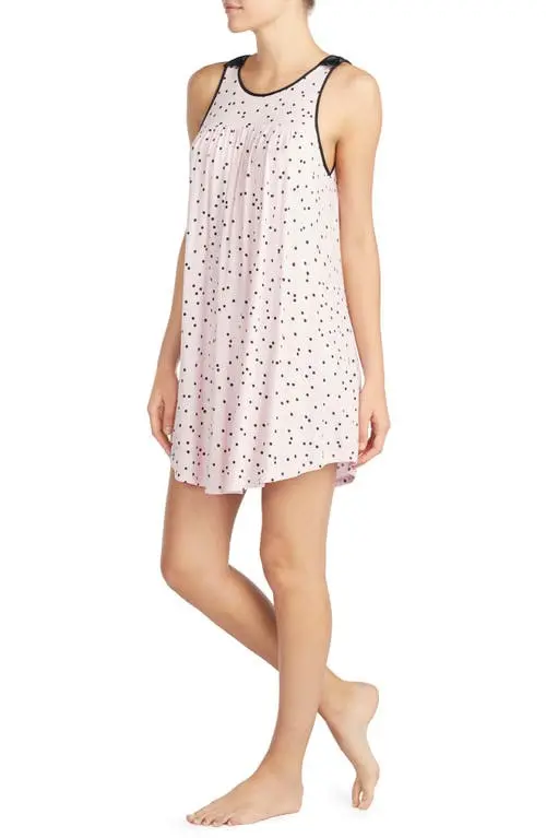 Kate Spade New York Jersey Chemise - Scattered Dot Pink