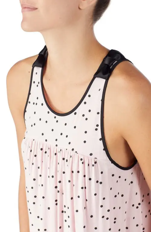 Kate Spade New York Jersey Chemise - Scattered Dot Pink