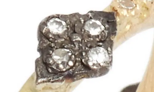Armenta Old World Diamond Station Ring