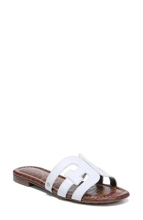 Sam Edelman Bay Cutout Slide Sandal - Bright White