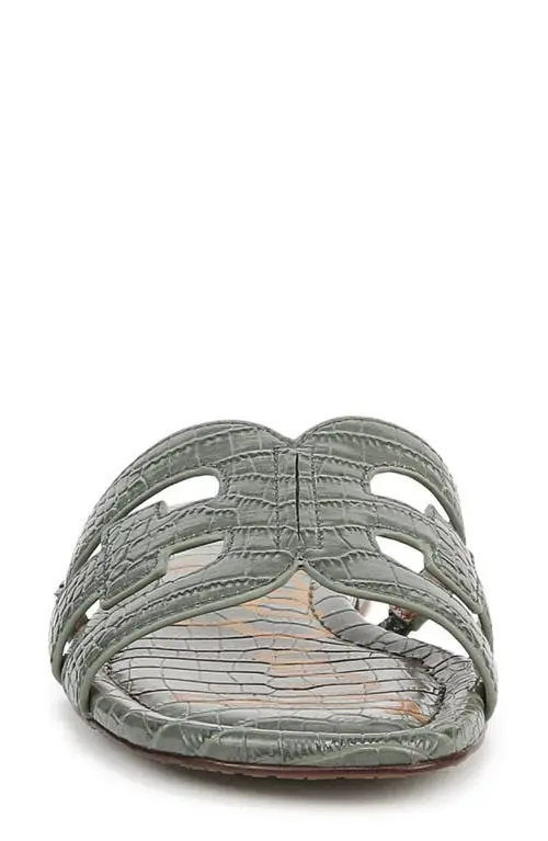 Sam Edelman Bay Cutout Slide Sandal - Washed Olive