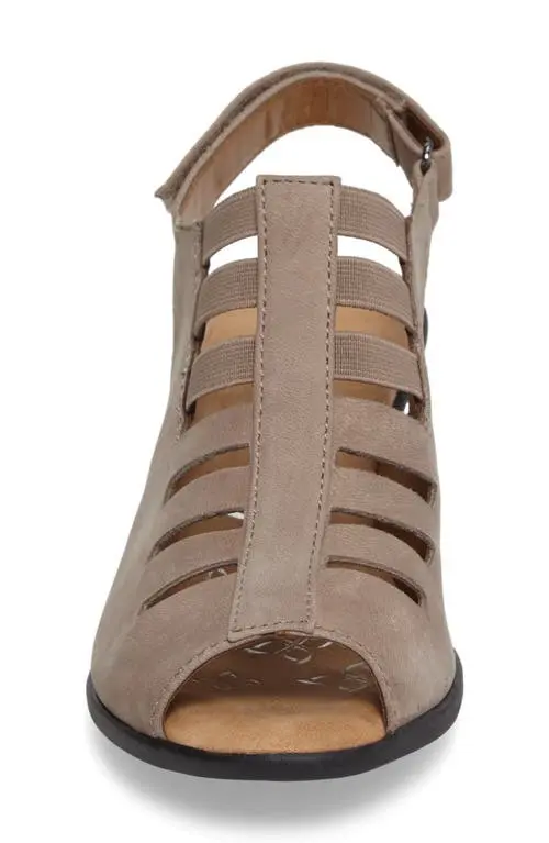 COMFORTIVA Faye Sandals - Grey Nubuck Leather