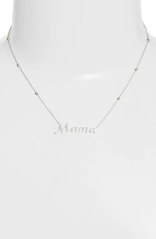 Argento Vivo Mama Pendant Necklace