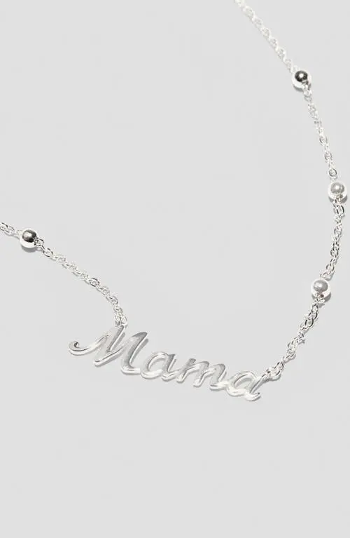 Argento Vivo Mama Pendant Necklace