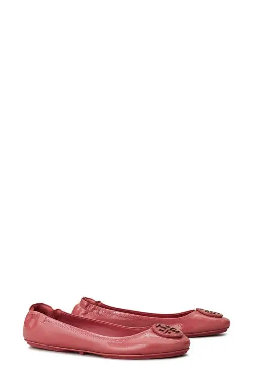 Tory Burch Minnie Travel Ballet Flat - Washed Berry