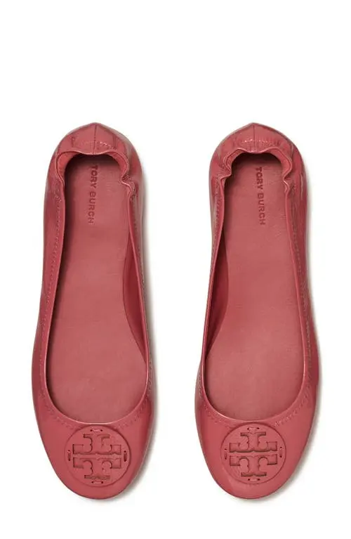 Tory Burch Minnie Travel Ballet Flat - Washed Berry