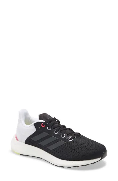 Adidas Pureboost 21 Primegreen Running Shoe In Core Black/ Grey Six/ Yellow  - 32% Off | Editorialist