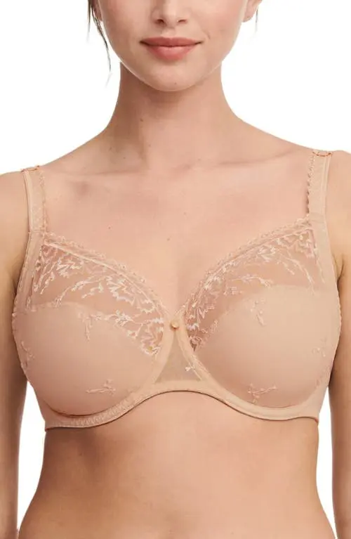 Chantelle Every Curve Full Coverage Underwire Bra - Beige Blush