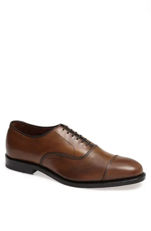 Allen Edmonds Park Avenue Cap Toe Oxford - Mahogany