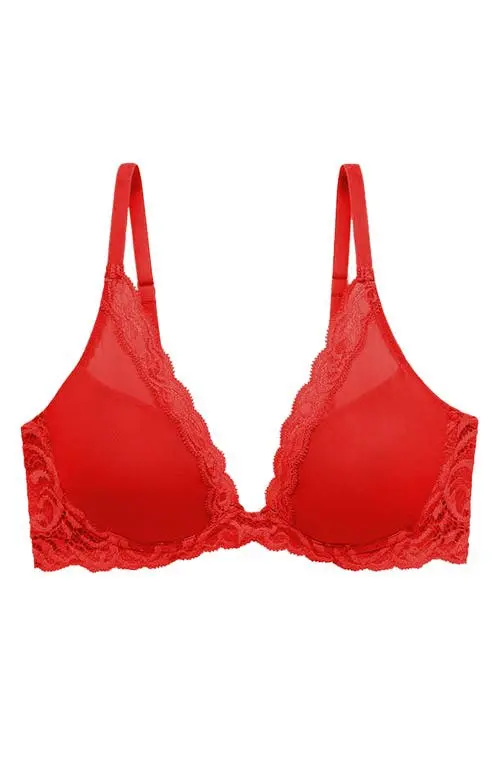 Natori Feathers Plunge T-shirt Basics Bra - Paprika