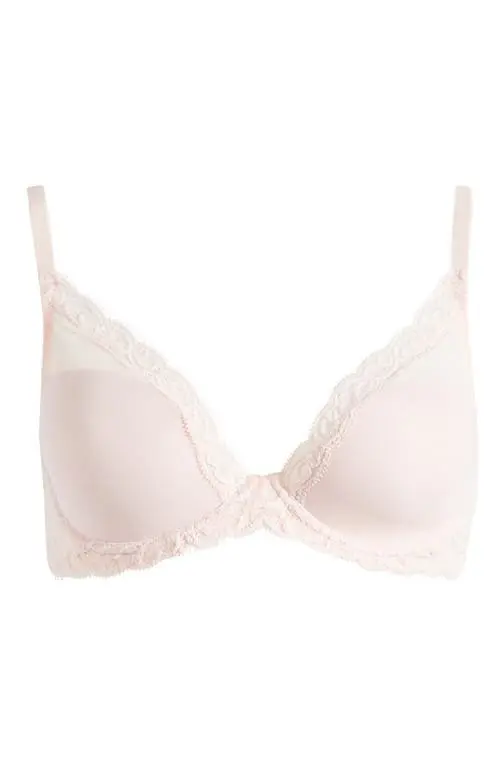 Natori Feathers Plunge T-shirt Basics Bra - Seashell