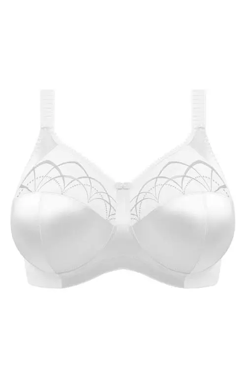 Elomi Cate Full Figure Soft Cup Bra - White