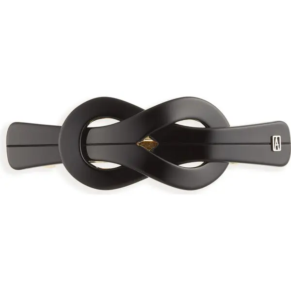 Alexandre De Paris Knotty Barrette - Black