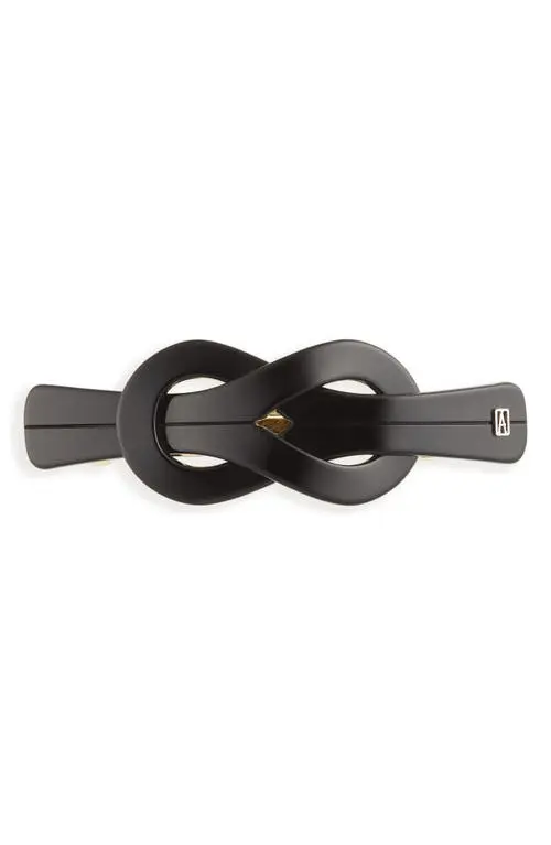 Alexandre De Paris Knotty Barrette - Black