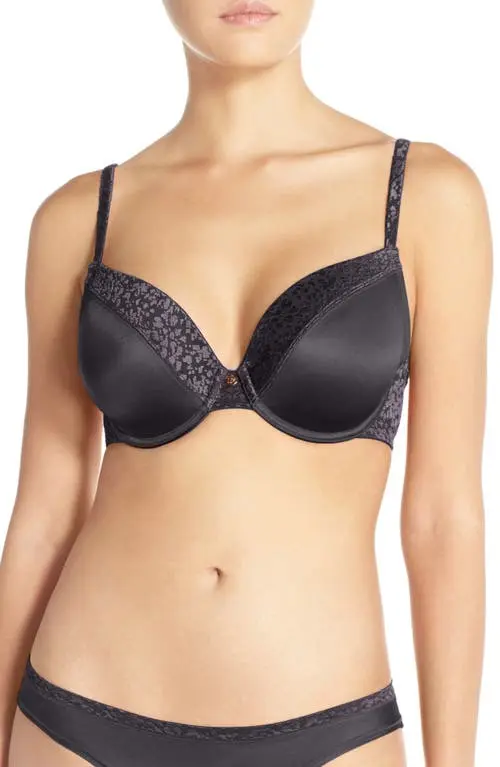 Le Mystère Safari Push-up Underwire T-shirt Bra - Blk