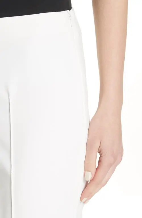 Akris Melissa Slim Techno Cotton-blend Trousers - Off White