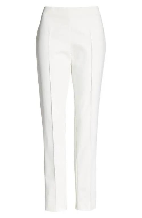 Akris Melissa Slim Techno Cotton-blend Trousers - Off White