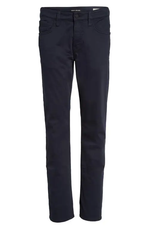MAVI Zach Straight Leg Twill Pants - Dark Navy Twill