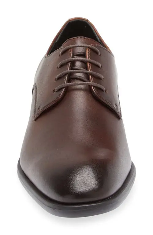 Nordstrom Dax Plain Toe Derby - Brown Dark