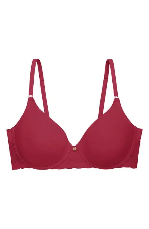 Natori Bliss Perfection Comfort T-shirt Bra - Deep Rouge