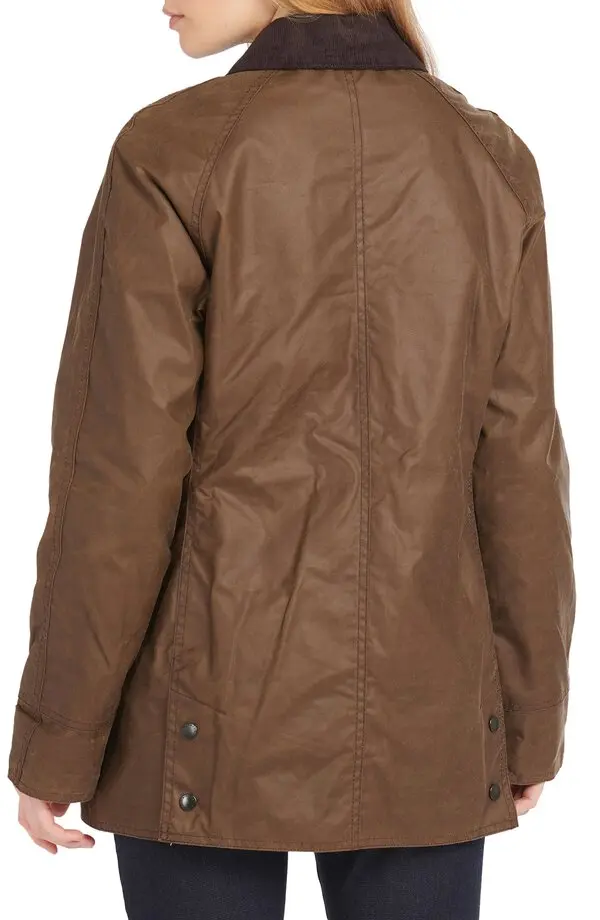 Barbour Beadnell Waxed Cotton Jacket - Brown