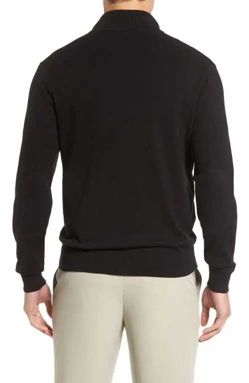 Cutter & Buck Lakemont Quarter Zip Pullover - Black