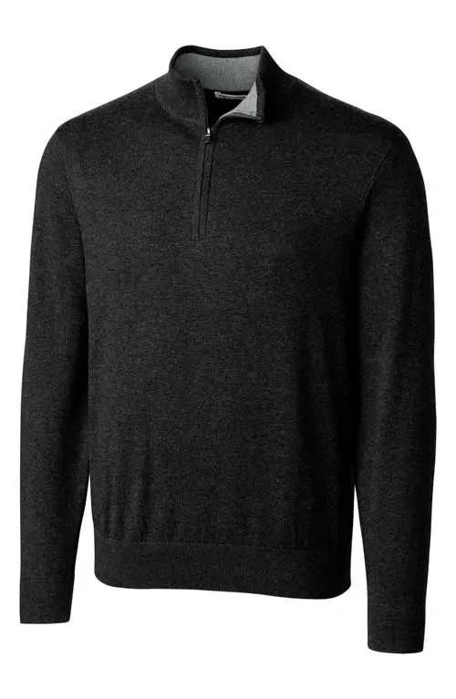 Cutter & Buck Lakemont Quarter Zip Pullover - Black