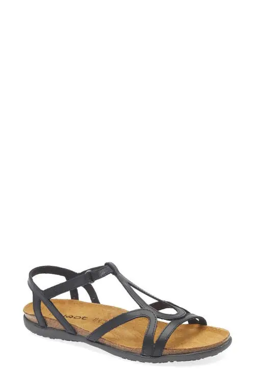 Naot Dorith Sandal - Black Raven Leather