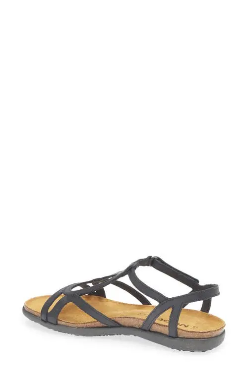 Naot Dorith Sandal - Black Raven Leather