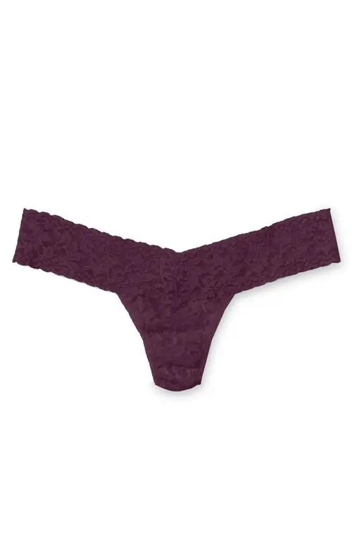 Hanky Panky Signature Lace Low Rise Thong - Love Potion Purple