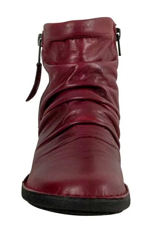 Miz Mooz Pleasant Bootie - Red Leather