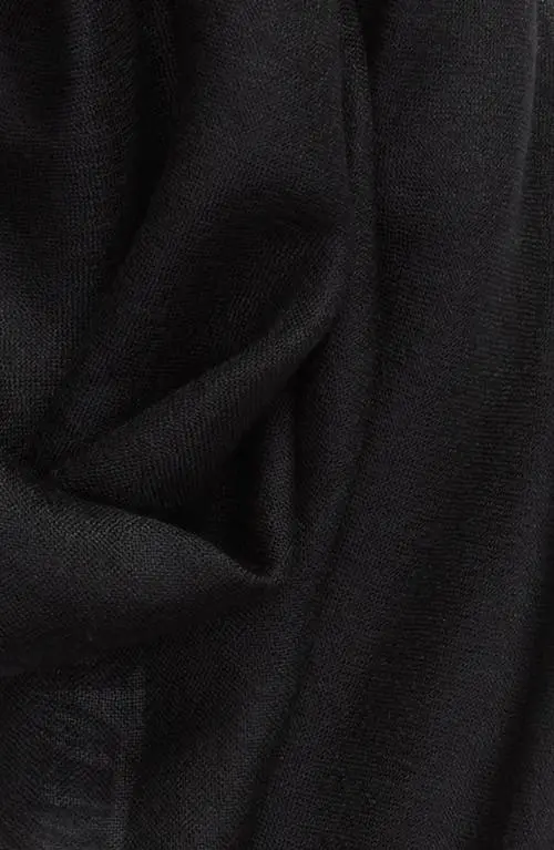 Nordstrom Cashmere & Silk Wrap - Black