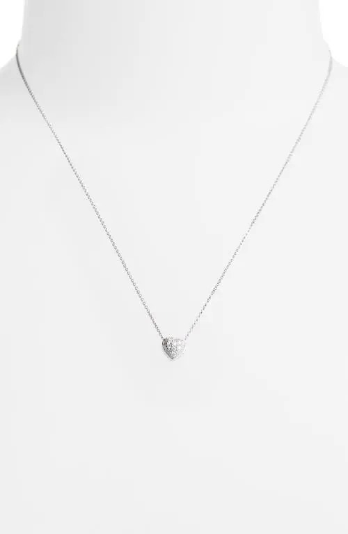 Roberto Coin 18k Gold Pavé Diamond Heart Pendant Necklace
